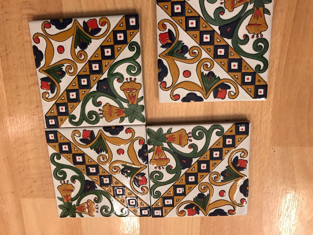 65 Mosaic Moroccan Tiles 10cm Square - Etsy