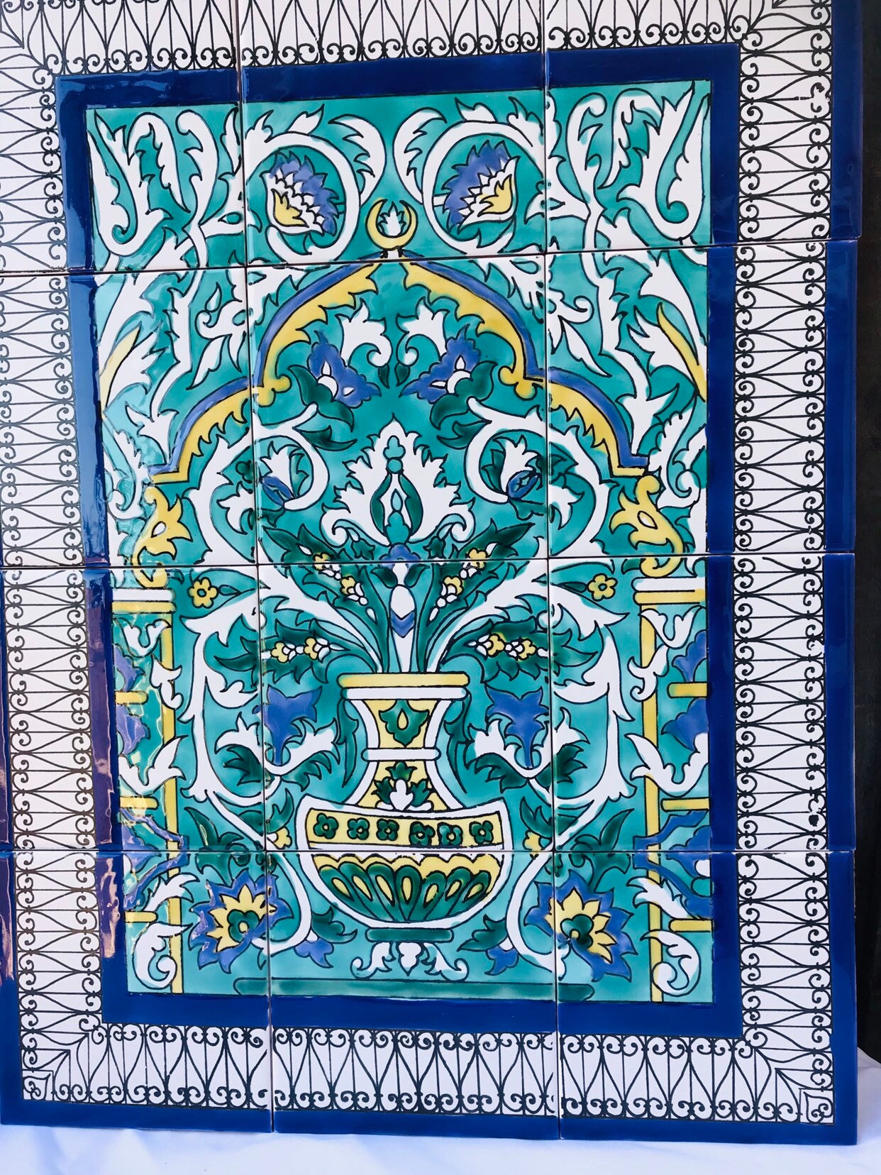 Mural Hanging Tiles / Tunisian Tiles 60x45cm - Etsy