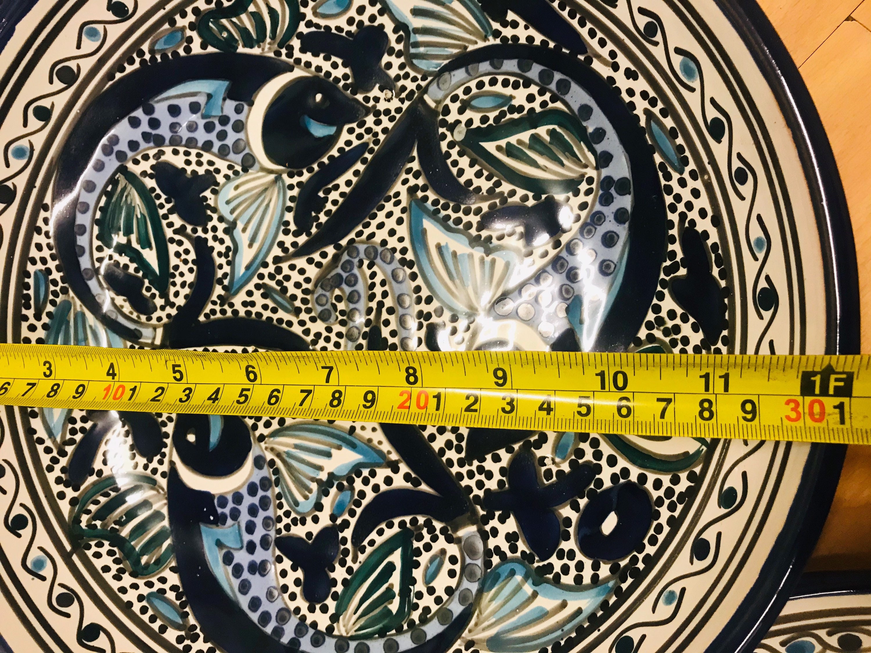 Lovely Fish Design Dinner Set 1 Large Bowl With 4 Medium - Etsy