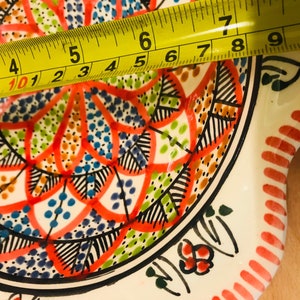 Stunning Ceramic Round Bowls Handmade and Painted 25cm - Etsy