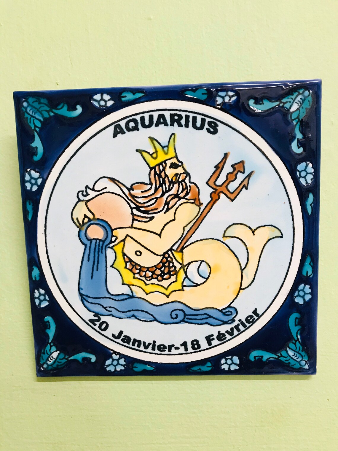 Horsoscope Zodiac Signs Ceramic Tiles Hand Painted - Etsy UK
