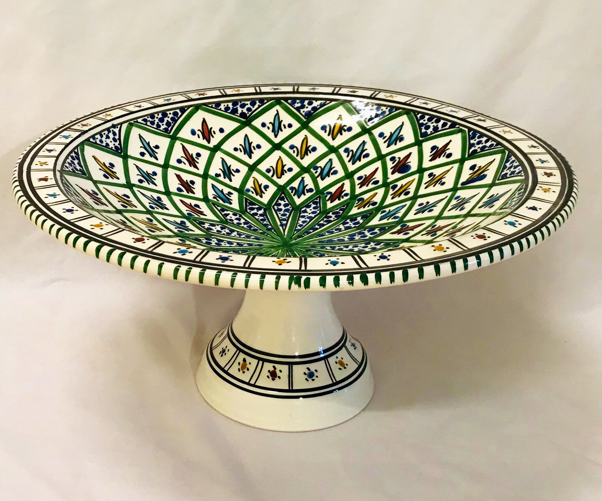 Stunning Colorful Ceramic Handmade and Painted Fruit Bowl With | Etsy UK