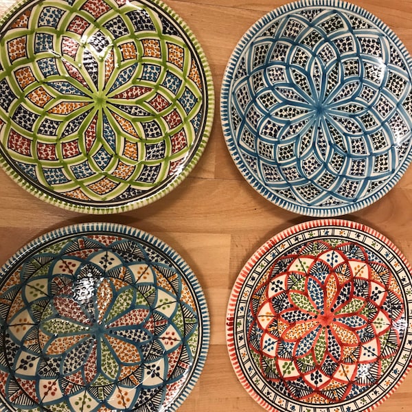 African Ceramic Plates - Etsy