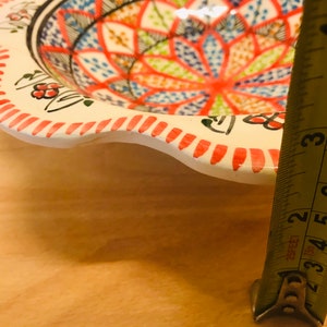 Stunning Ceramic Round Bowls Handmade and Painted 25cm - Etsy