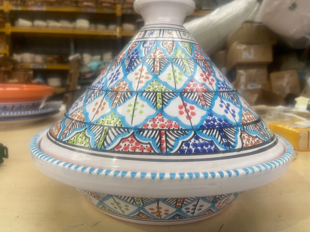 Large Ceramic Serving Tagine 28cm - Etsy