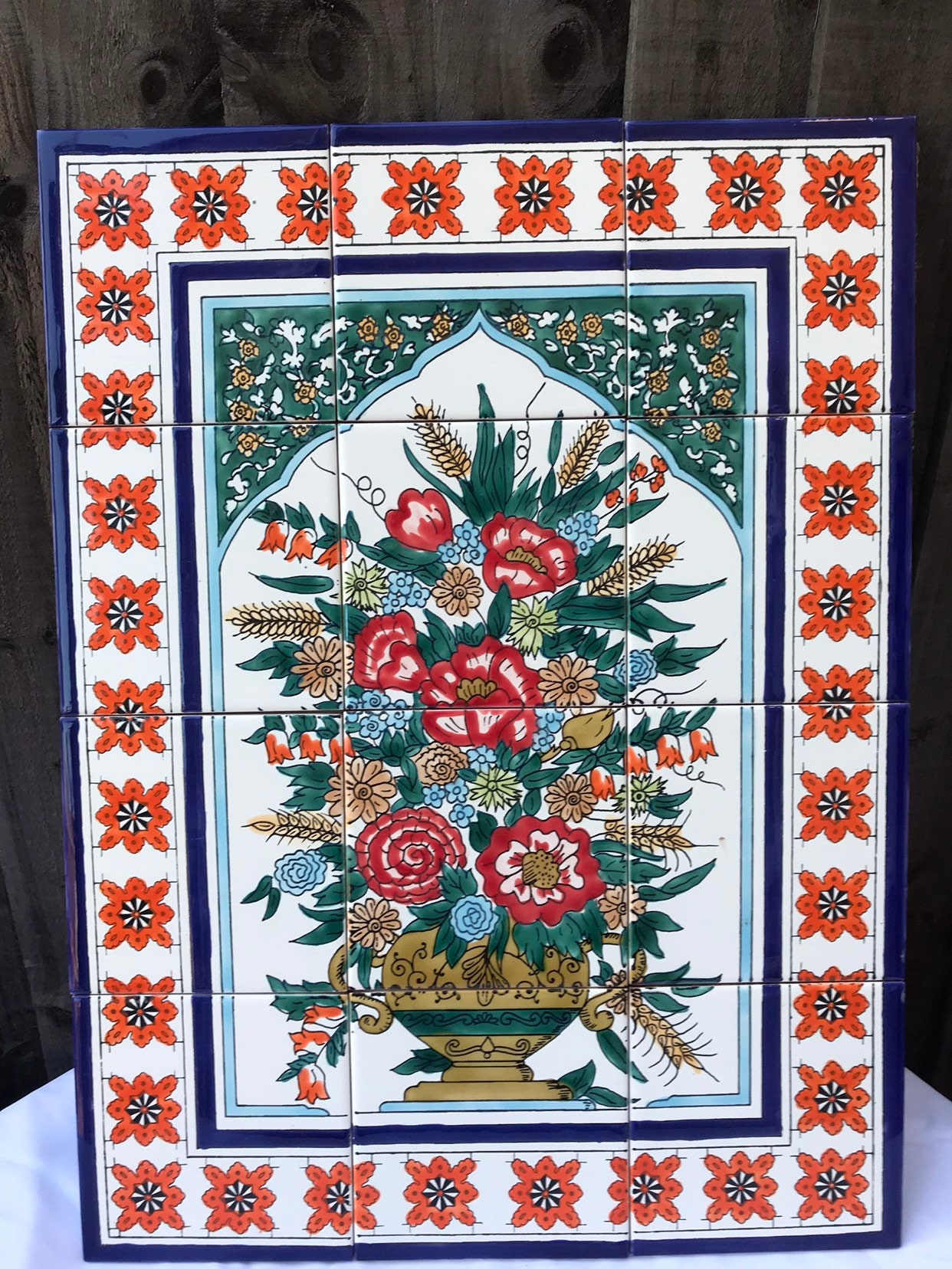 Tunisian bathroom tiles / kitchen tiles / garden tiles | Etsy