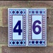 Ceramic Tiles House Numbers - Etsy