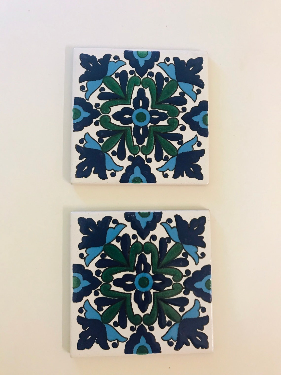 Mosaic Moroccan tiles 10cm square | Etsy