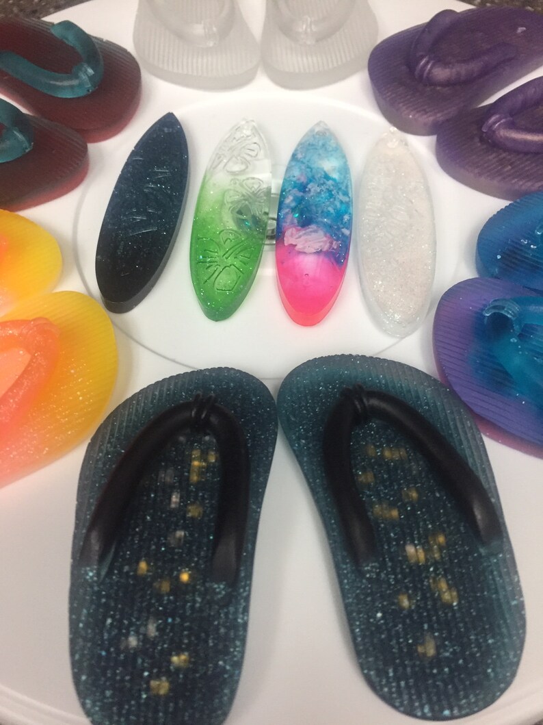 CUSTOM Theme Resin Tabletop, Turtle, Dolphin, Starfish, Slippers ...