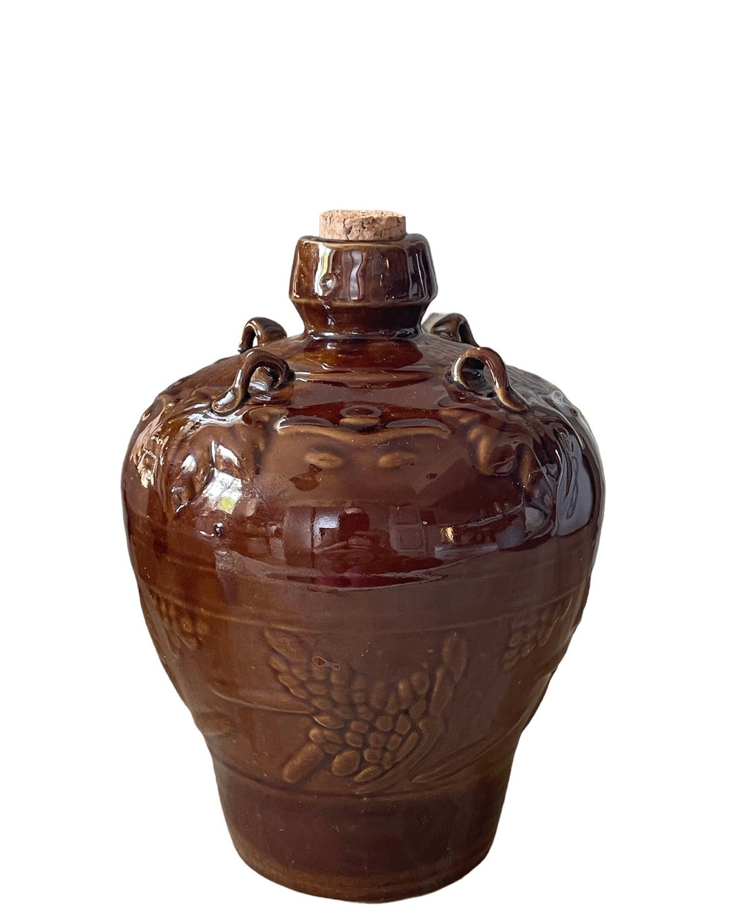 Slip Bottle, Vintage Chinese Sandstone 2l - Etsy