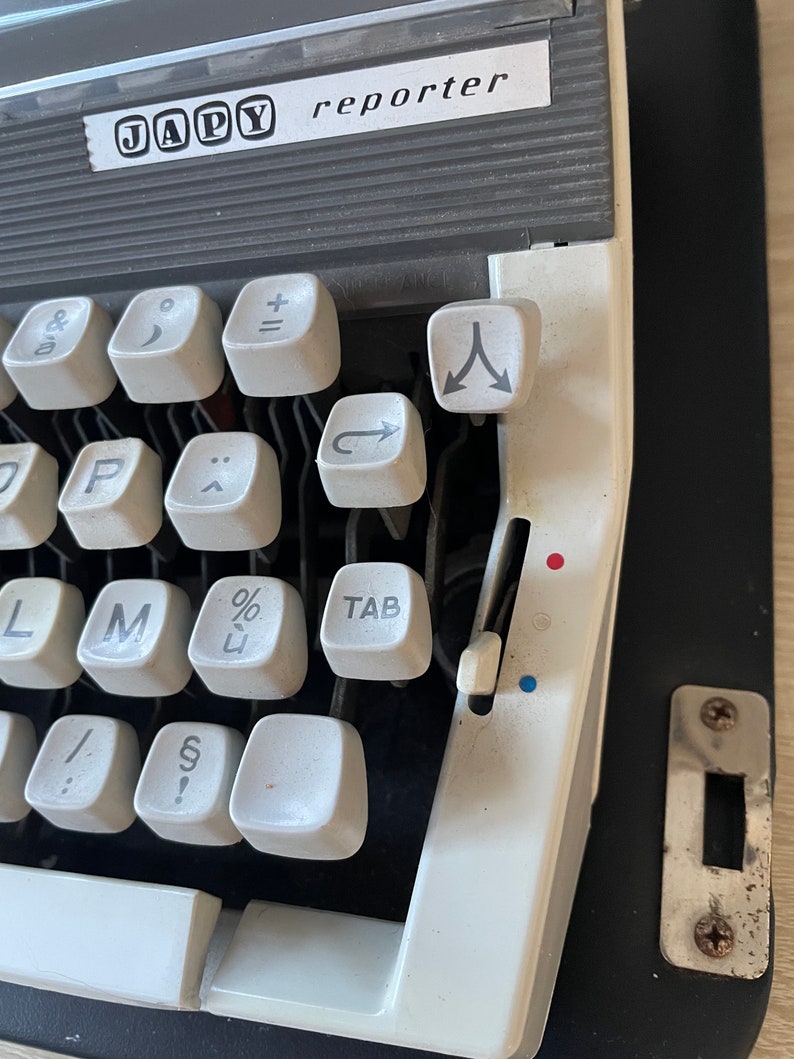 Vintage JAPY Reporter Typewriter - Etsy