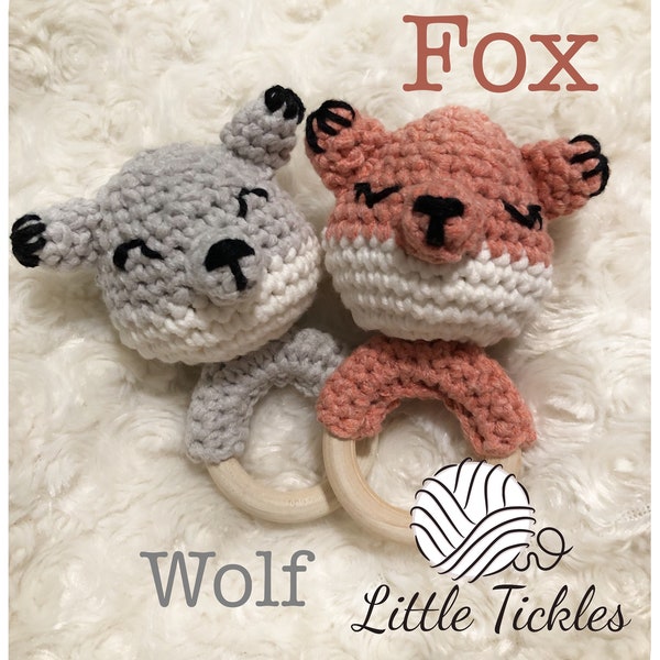 Crochet Fox Rattle Pattern - Etsy