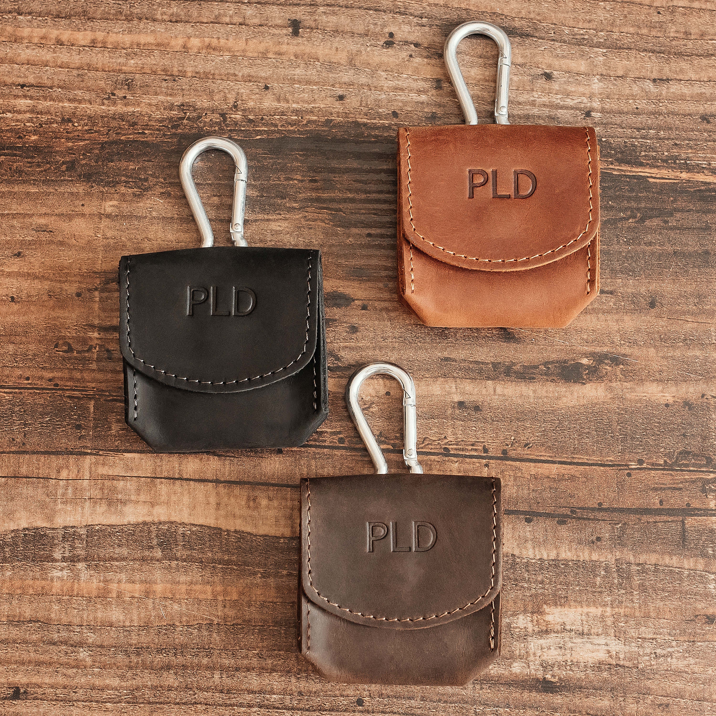 Genuine Leather Dice Case With Belt Carabiner - Stylish DND Dice ...