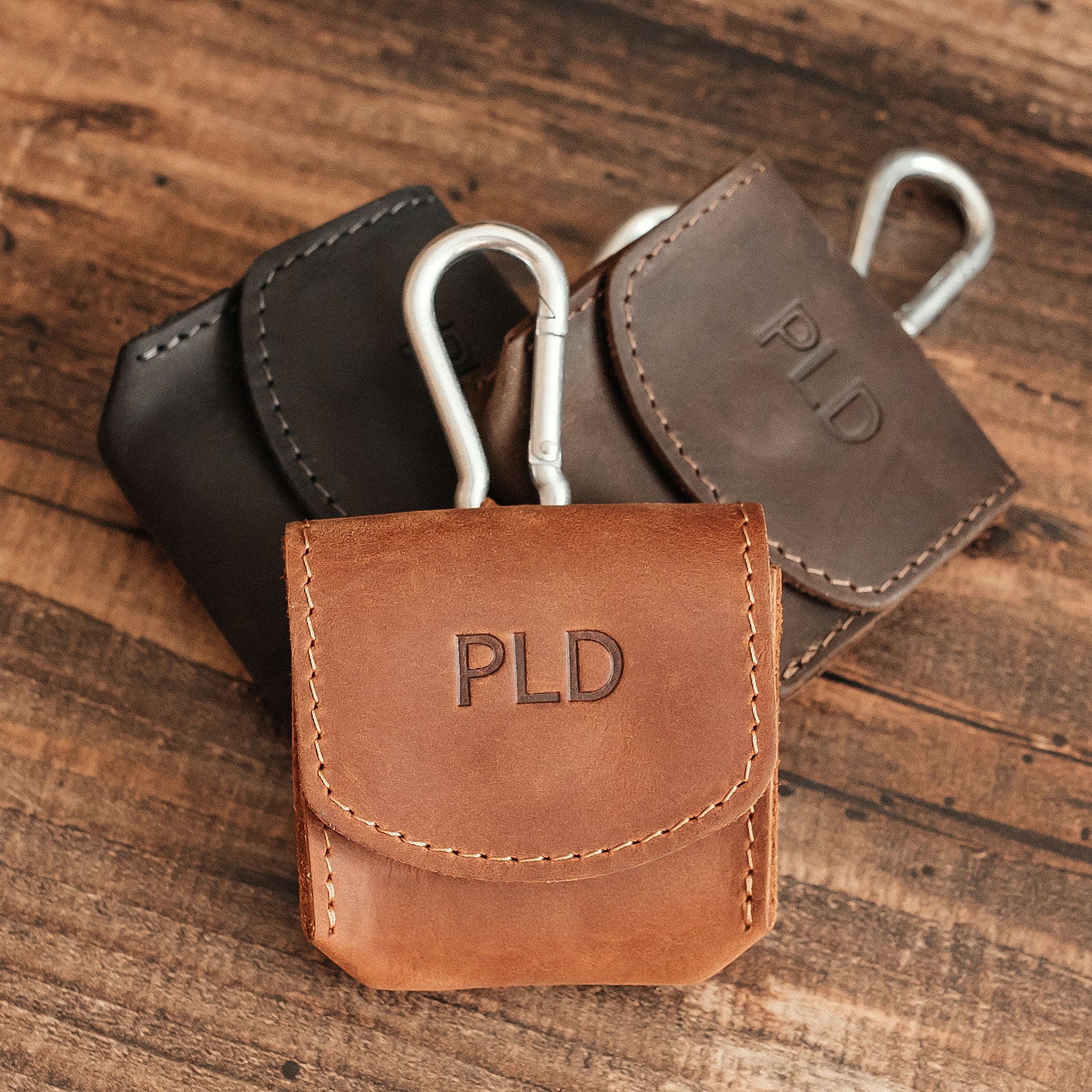 Genuine Leather Dice Case With Belt Carabiner Stylish DND Dice Carrying ...