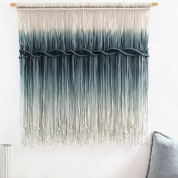 Dyed Macrame Wall Hanging - Etsy