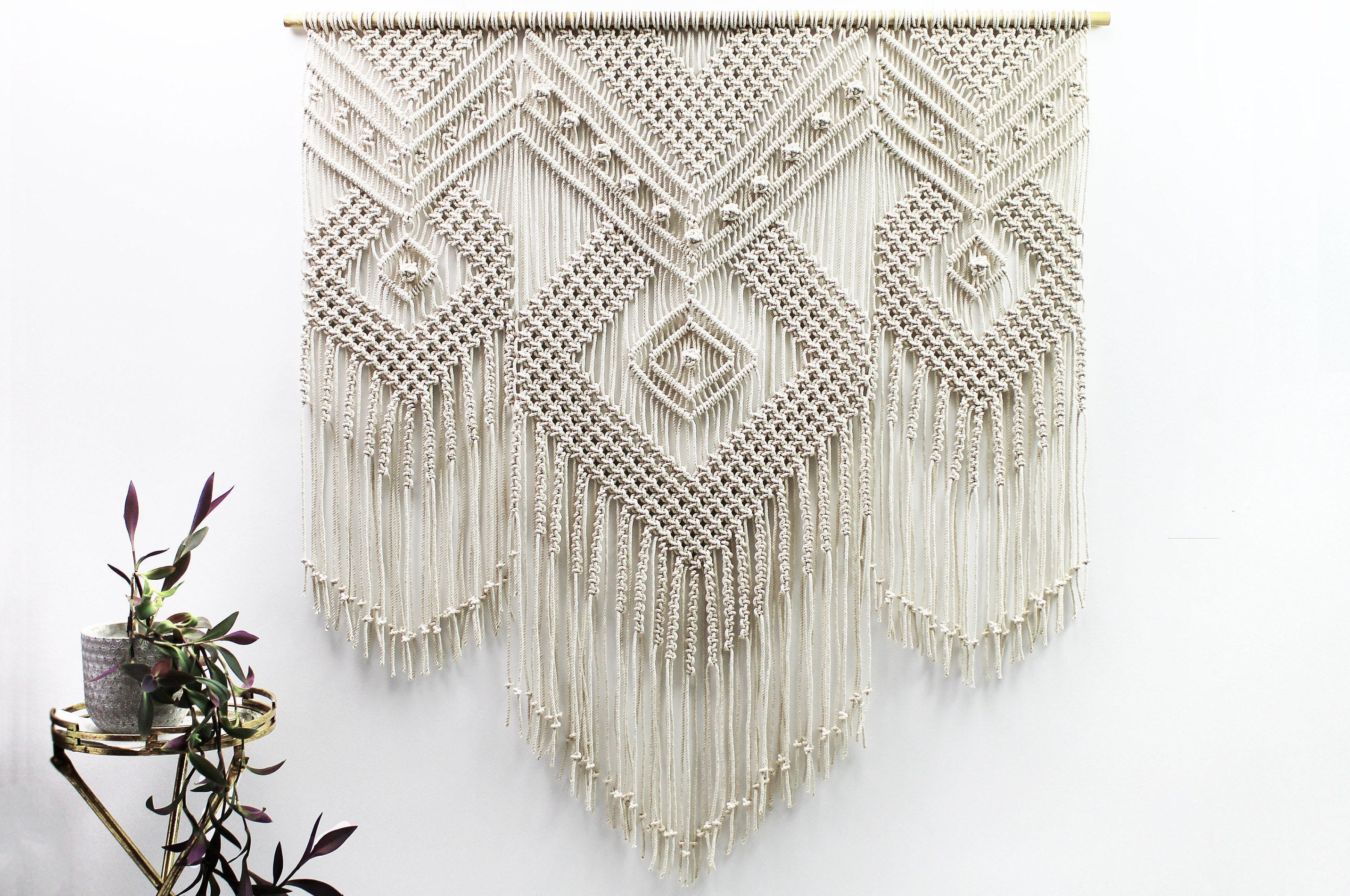 Extra LARGE Macrame Wall Hanging Macrame Wall Hanging Over | Etsy