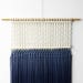 NAVY BLUE Decor Macrame Wall Hanging Ombre Macrame Navy - Etsy Canada