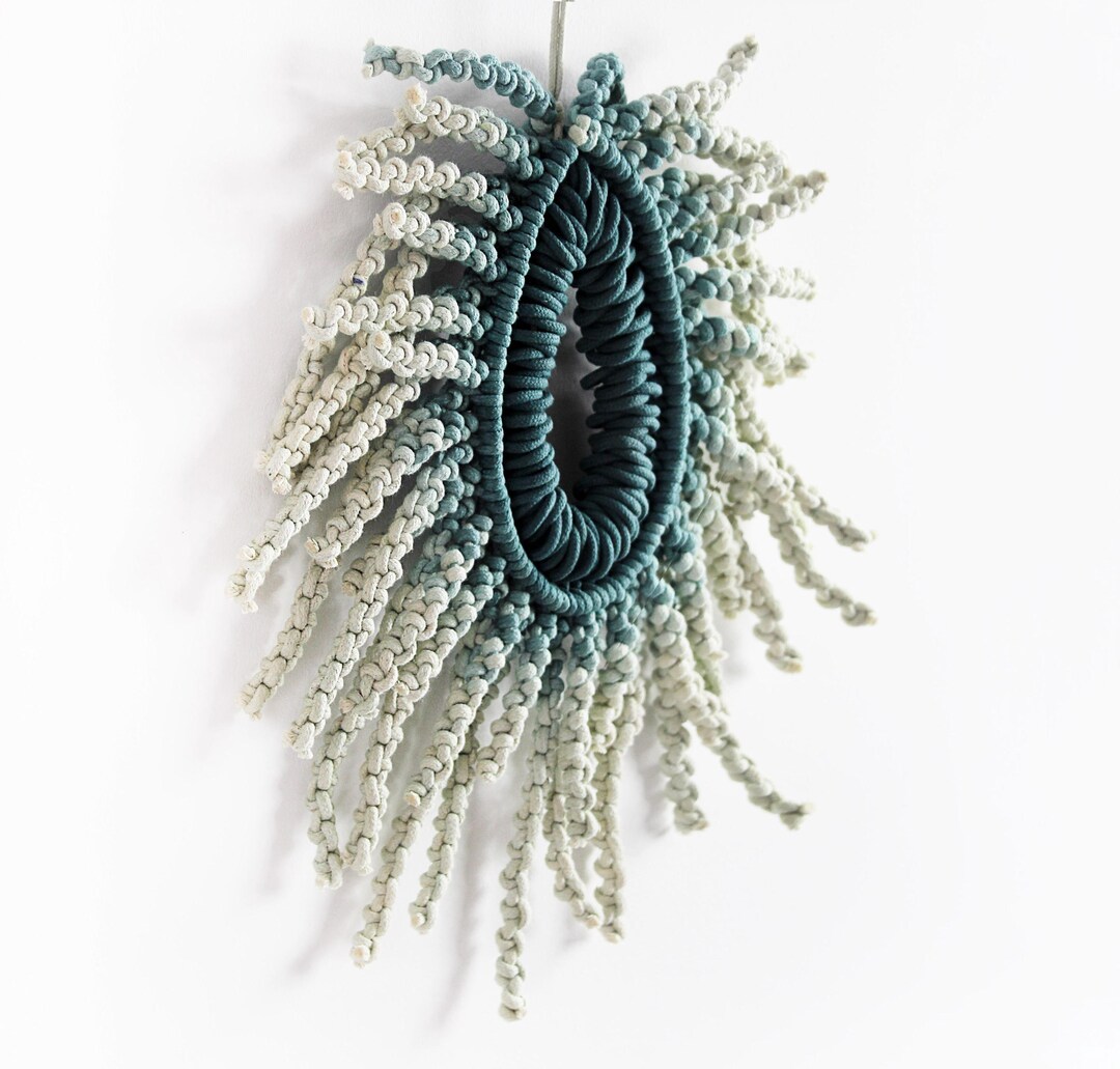 Sea Decor for Wall, Cord Designs, Rope Wall Art, Modern Fiber Art, 'SEA ...