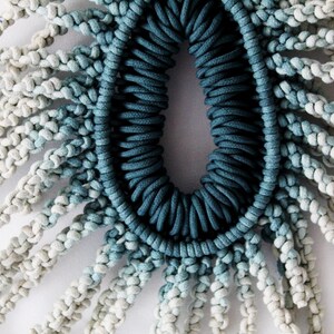 Sea Decor for Wall, Cord Designs, Rope Wall Art, Modern Fiber Art, 'SEA ...