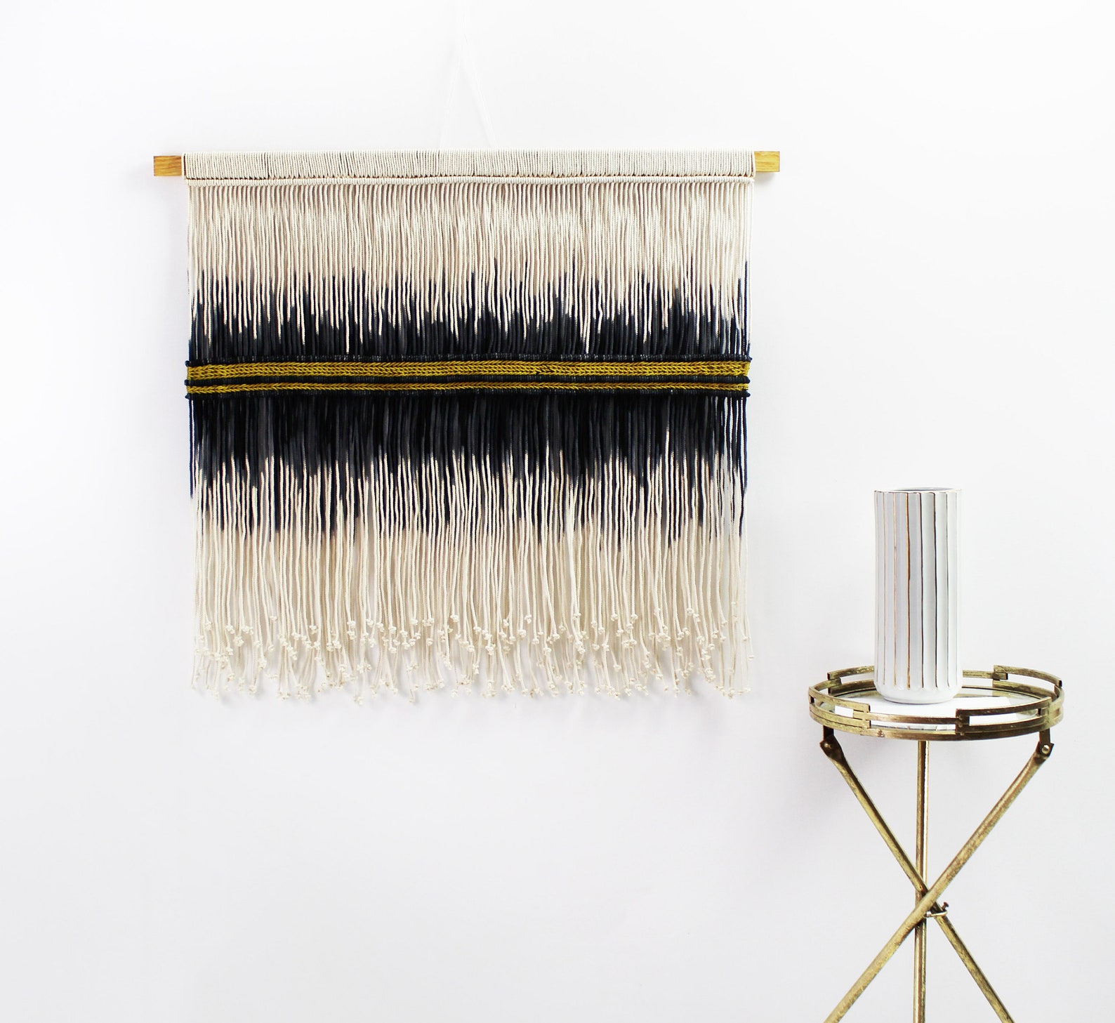 Large Abstract Art Fiber Art Wall Hanging Macrame | Etsy