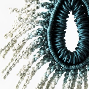 Sea Decor for Wall, Cord Designs, Rope Wall Art, Modern Fiber Art, 'SEA ...