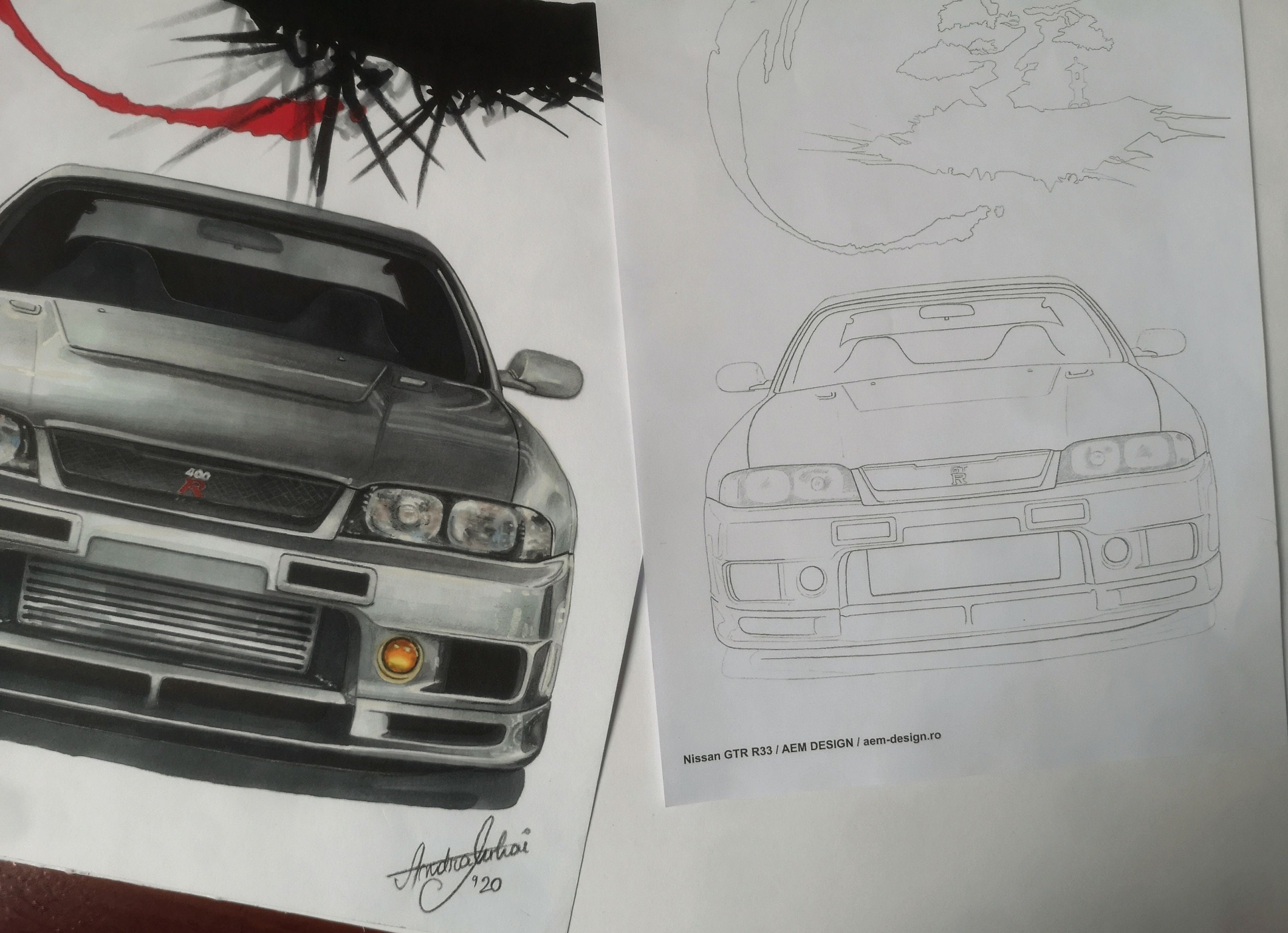 Nissan GTR R34 R33 R32 Jdm Legends Coloring Page Bundle - Etsy Australia