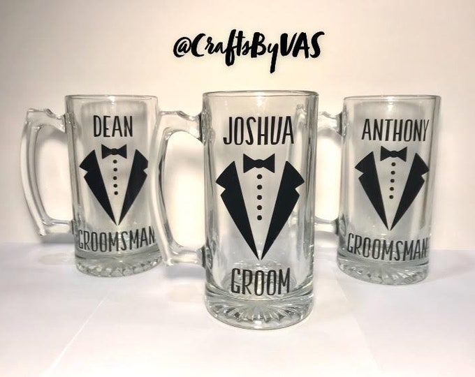Customized Beer Mug Wedding Party Personalized Beer - Etsy