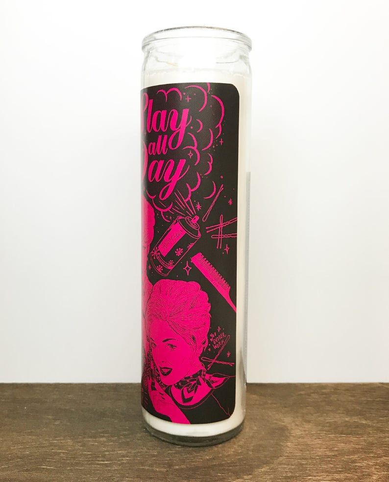 Slay All Day // 7 Day Altar Candle Saint Candle | Etsy