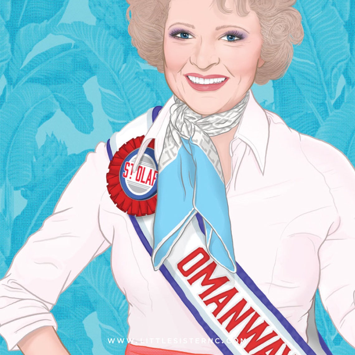 The Golden Girls Rose Nylund // Giclée Archival Matte Art - Etsy