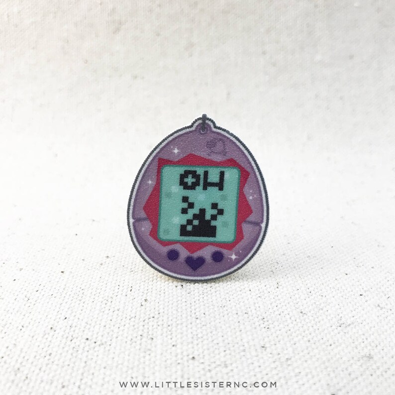 Tamagotchi Electronic Virtual Pet Poo // Brooch Lapel Pinback | Etsy
