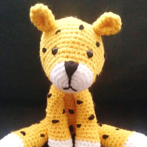 Cheetah Amigurumi Crochet Cheetah Pattern Digital Download PDF | Etsy