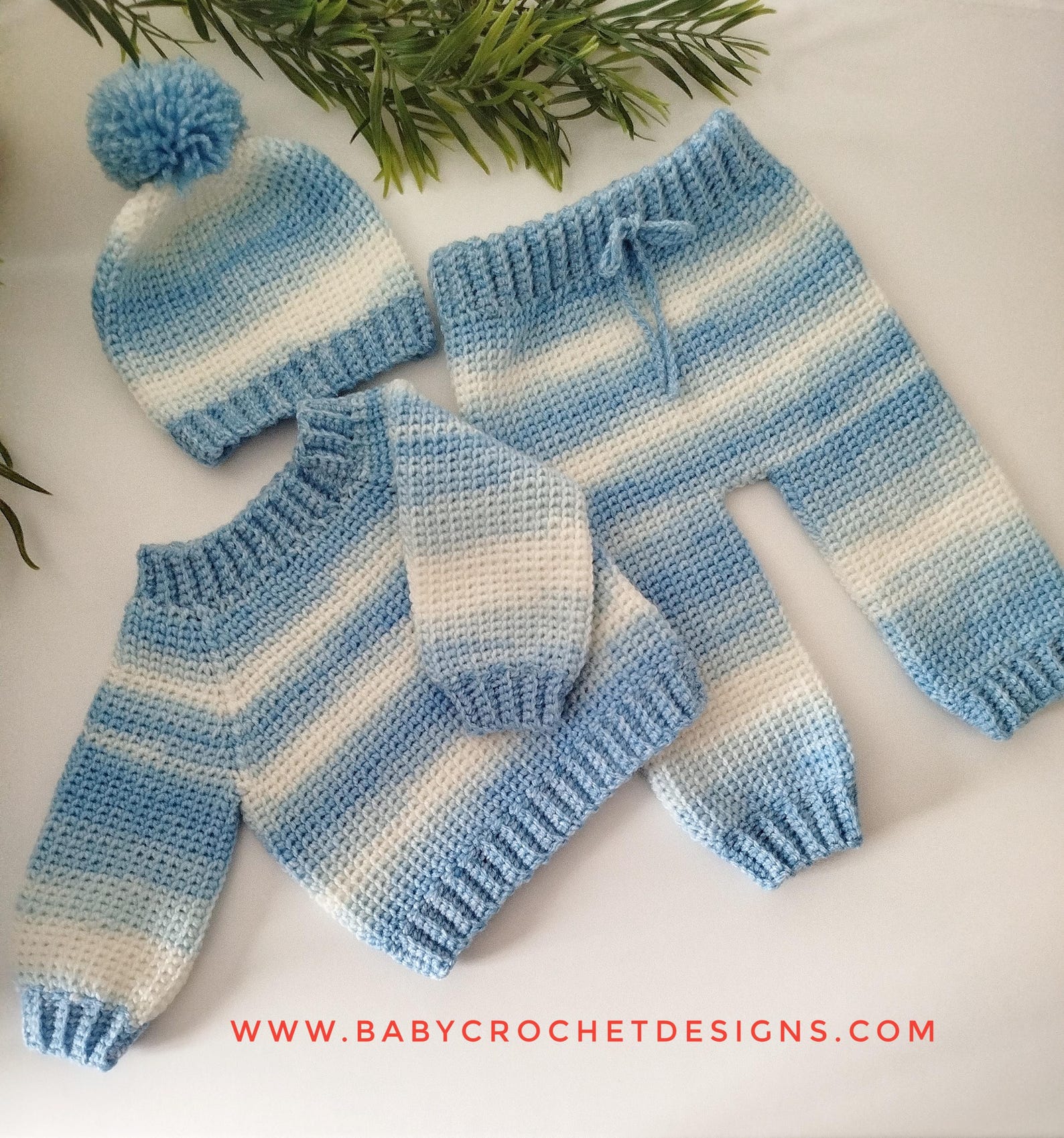 Winter Luxe Set Crochet Patterns PDF Digital Download - Etsy