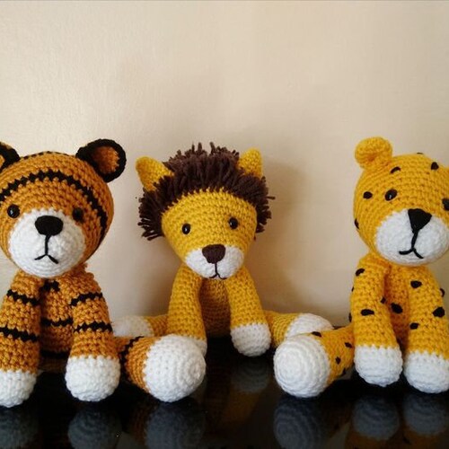 Cheetah Amigurumi Crochet Cheetah Pattern Digital Download PDF - Etsy