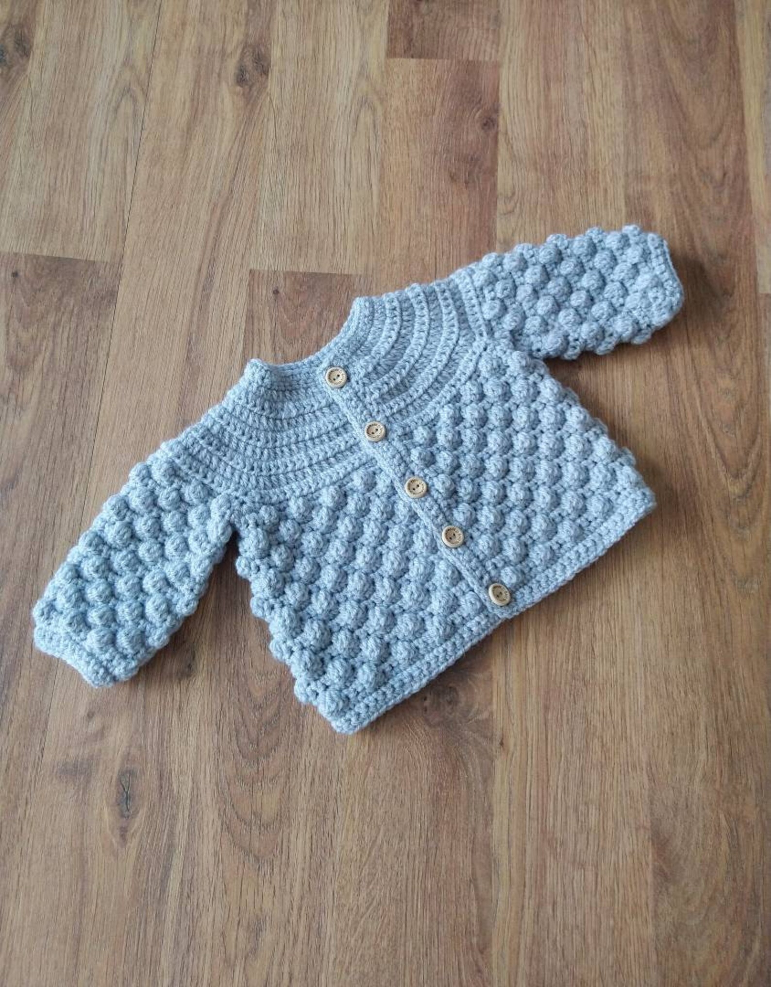 Bobbles Baby Jacket Hat and Boots Set Crochet Pattern in - Etsy