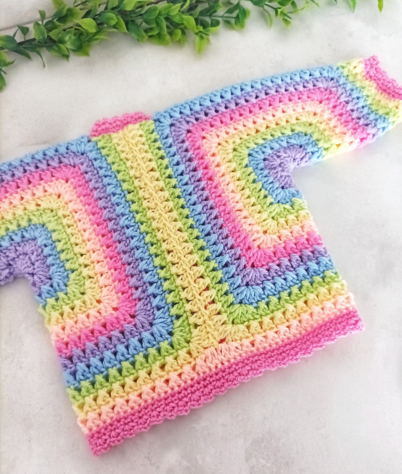 Criss Cross Hexi Cardi Crochet Pattern PDF Digital Download - Etsy