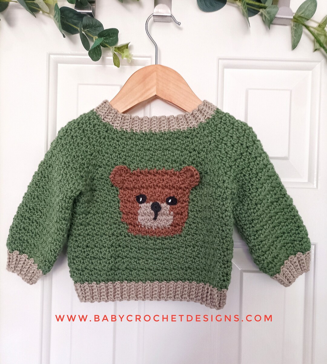 Tiny Ted Jumper Crochet Pattern Sizes 0-3 Months to 10 Years PDF ...