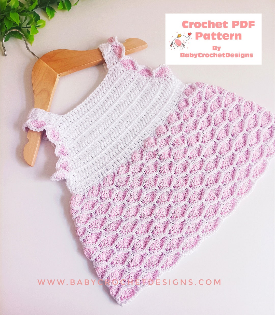 Pretty Petals Dress Crochet Pattern Sizes Preemie to 10 Years PDF ...