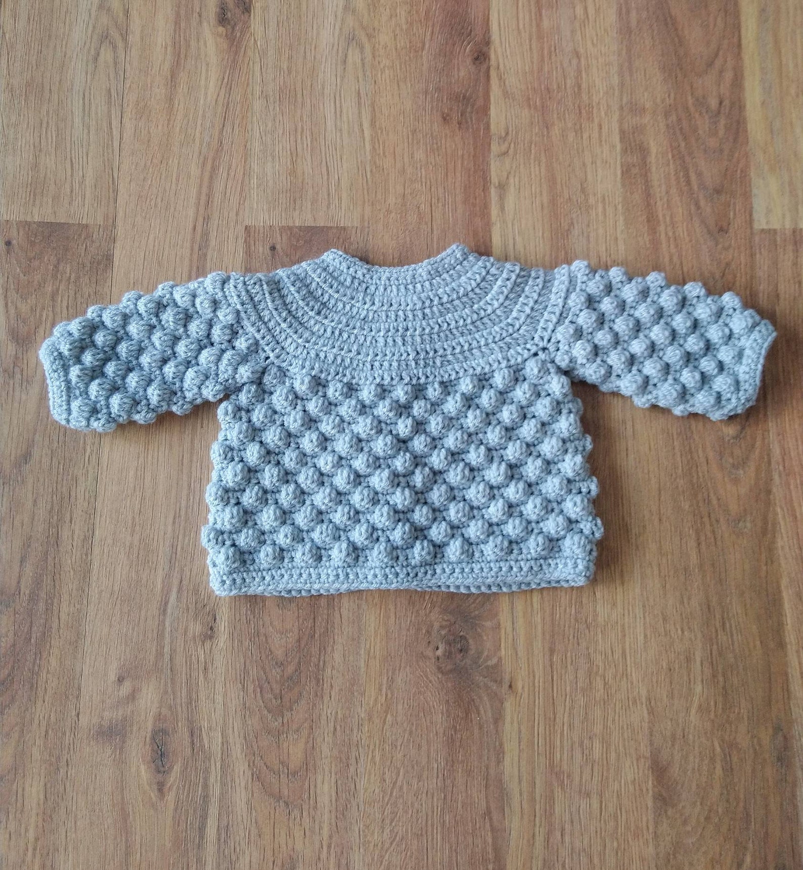 Bobbles Baby Jacket Hat and Boots Set Crochet Pattern in | Etsy