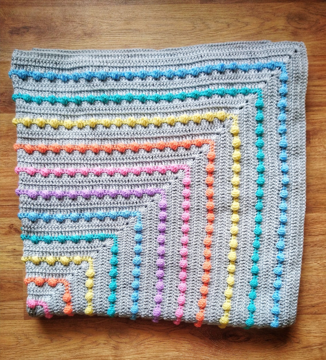 Spiral Bobble Blanket Crochet Pattern Digital Download PDF - Etsy