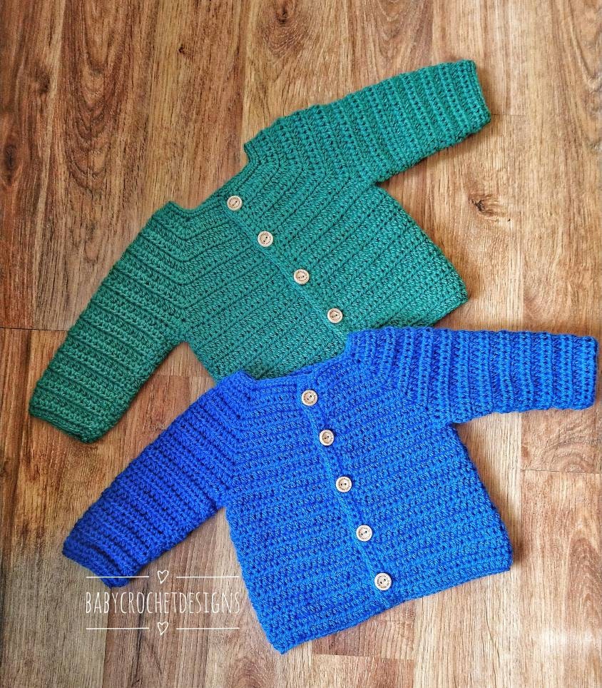 Cozy Baby Cardigan Crochet Pattern Preemie 4-6 Lb Newborn | Etsy