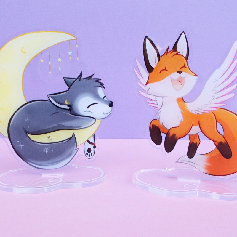 Fox and Wolf - Etsy