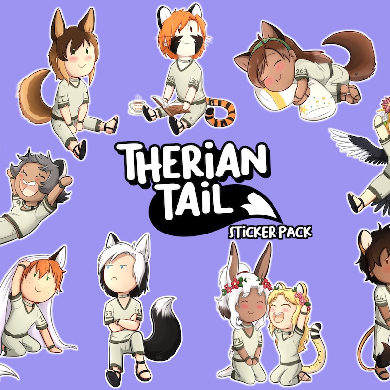 Therian Stickers - Etsy
