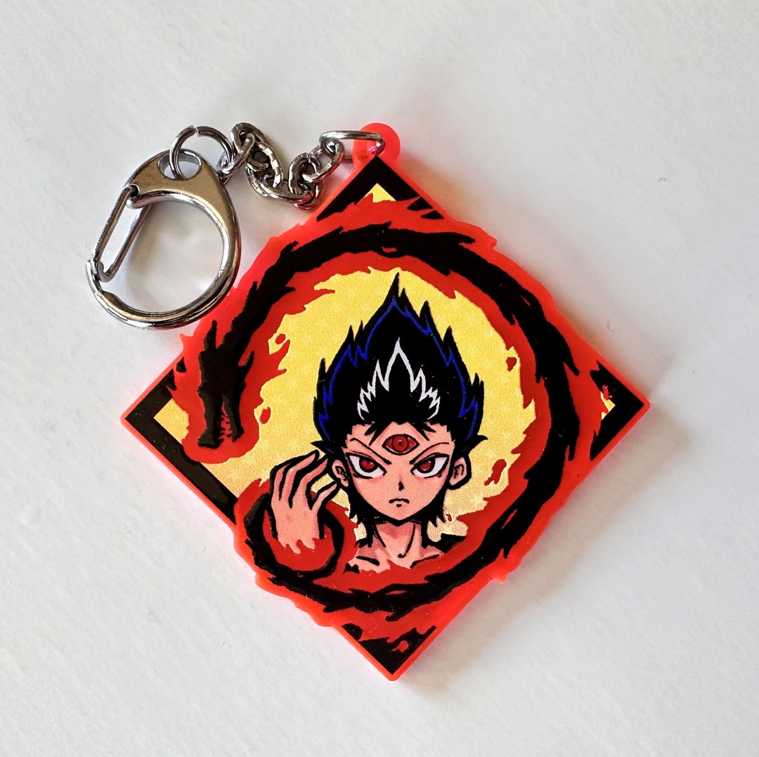 Three-eyed Demon UV Charm - Etsy