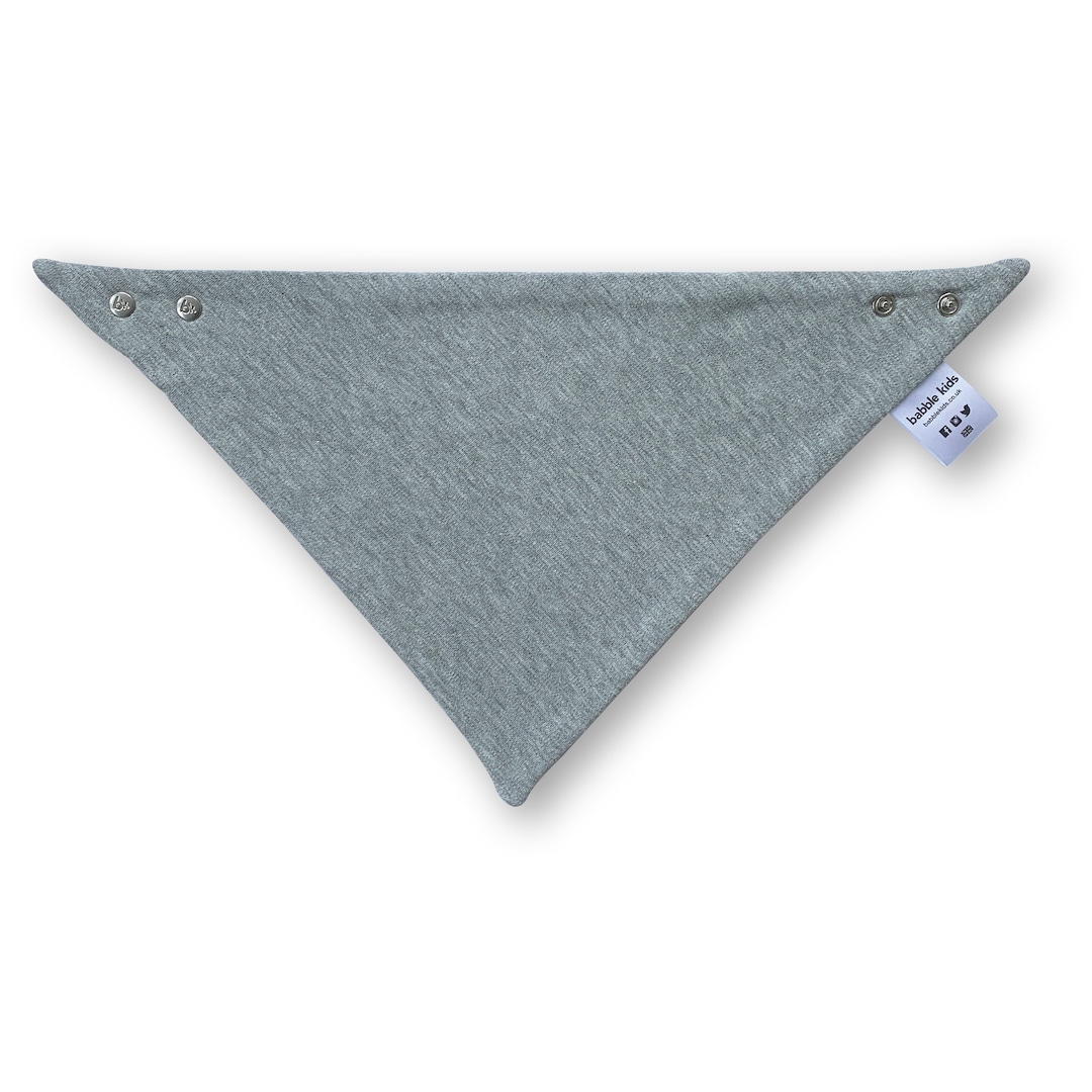 Grey by Babble Kids, Personalised Bib Available, Dribble Bib, Baby Bib ...