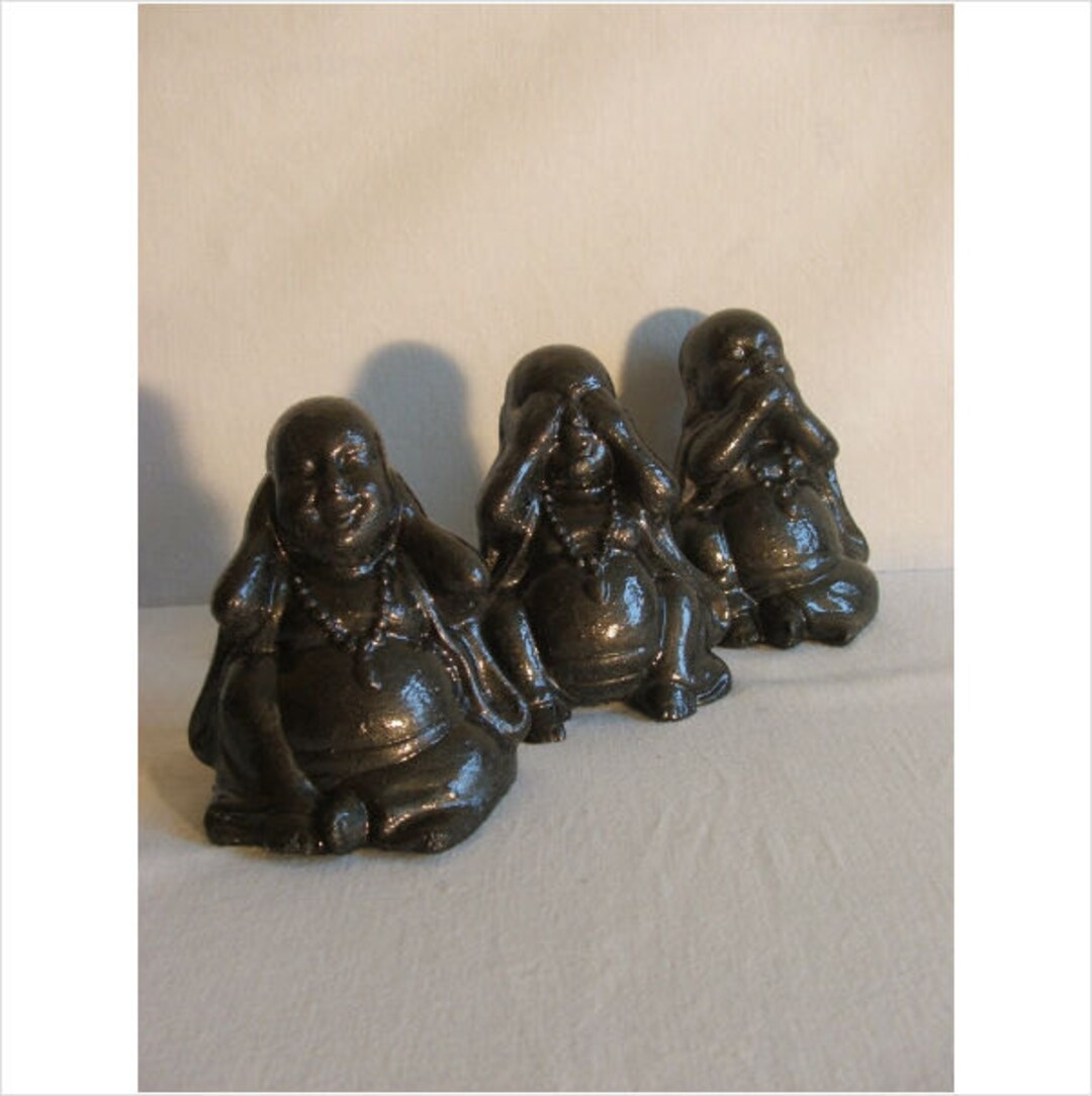 FREE DELIVERY! * Latex Mould / Mold for Hear, See and Speak-no-evil ...