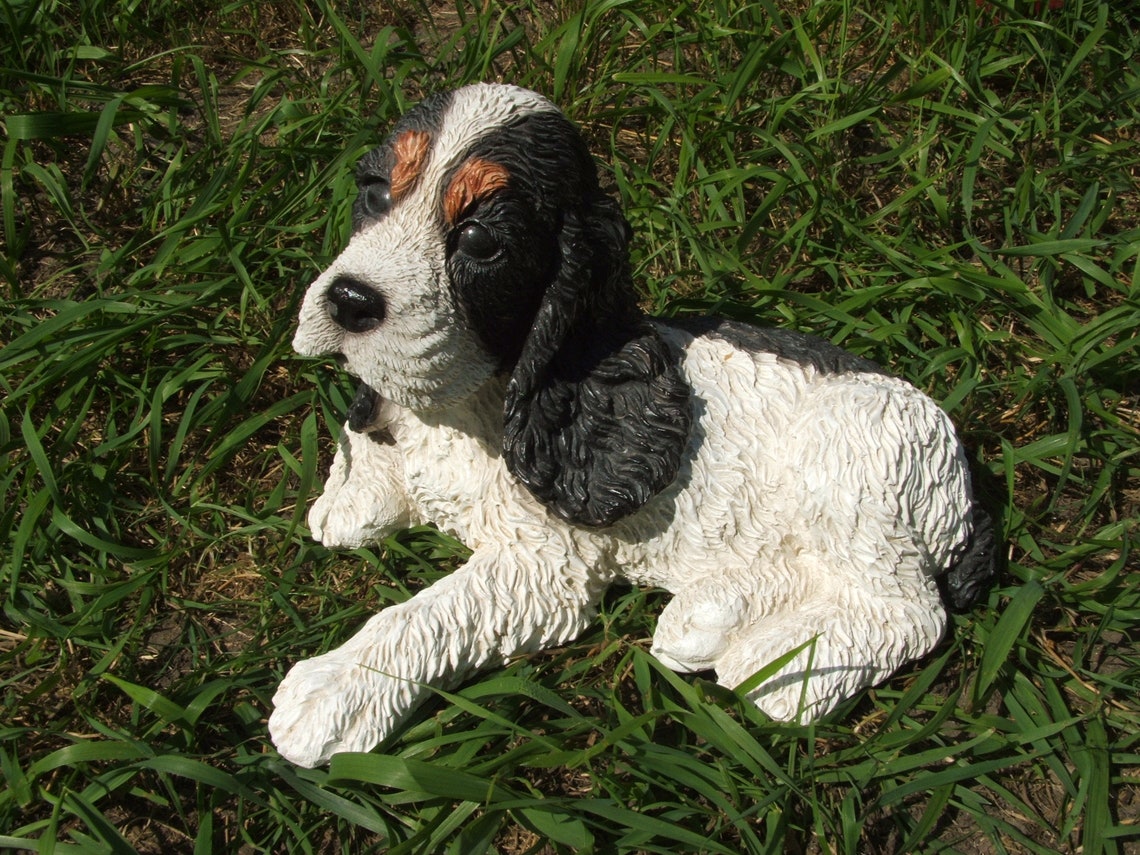 FREE DELIVERY! * Latex Mould / Mold for a Large Laying Cocker Spaniel ...
