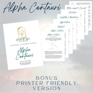 Alpha Centauri Starseed Alignment Guide - Starseed Connection - Digital Guide - Cosmic DNA ...