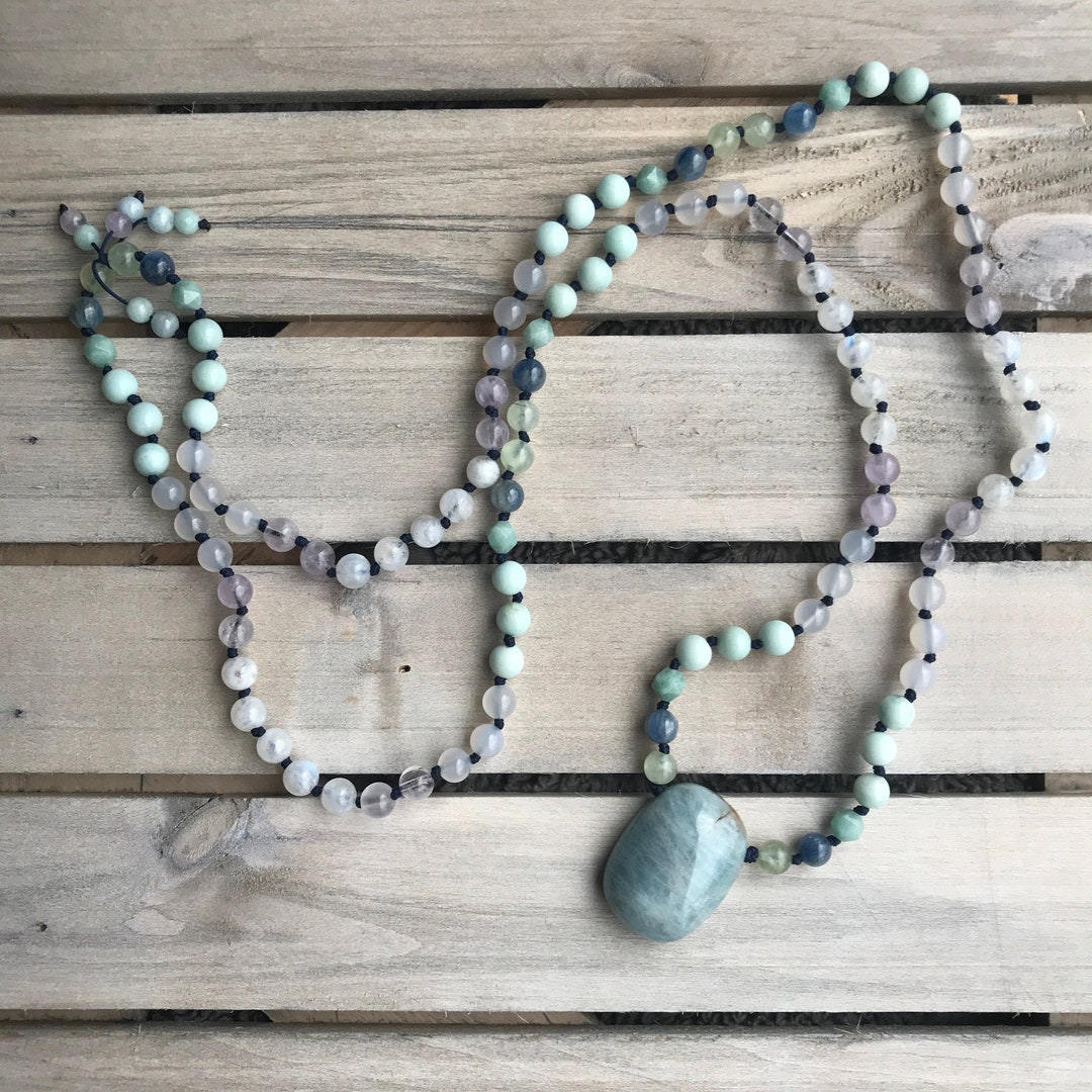 Custom Mala 108 or 111 Bead Mala Made to Order Mala Intuitively Made Mala Necklace Prayer Beads ...