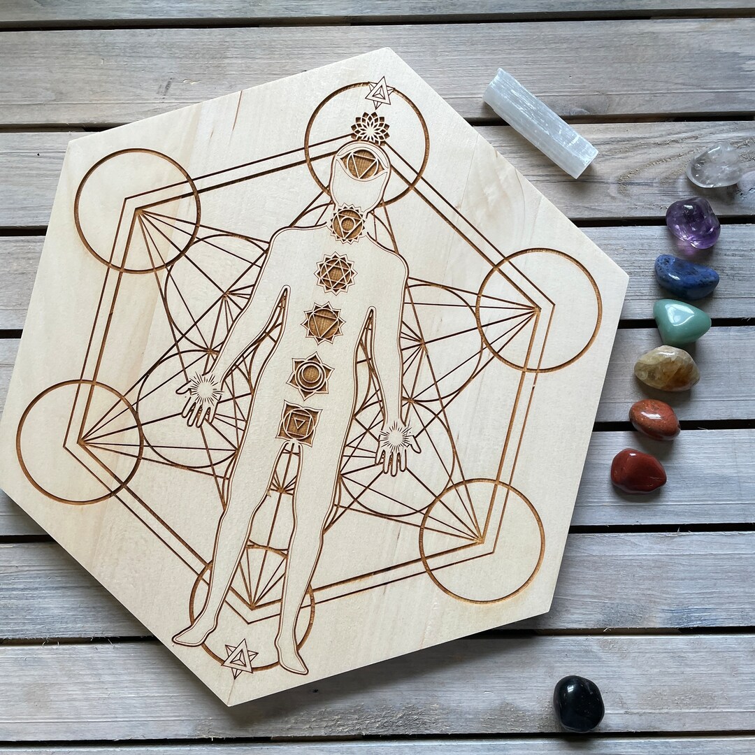 Metatron Energy Healing Board 1B Hexagon Grid Distance Healing Reiki ...