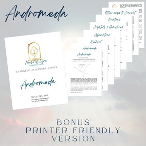 Andromeda Starseed Alignment Guide Starseed Connection Digital Guide Cosmic DNA Starseed DNA ...